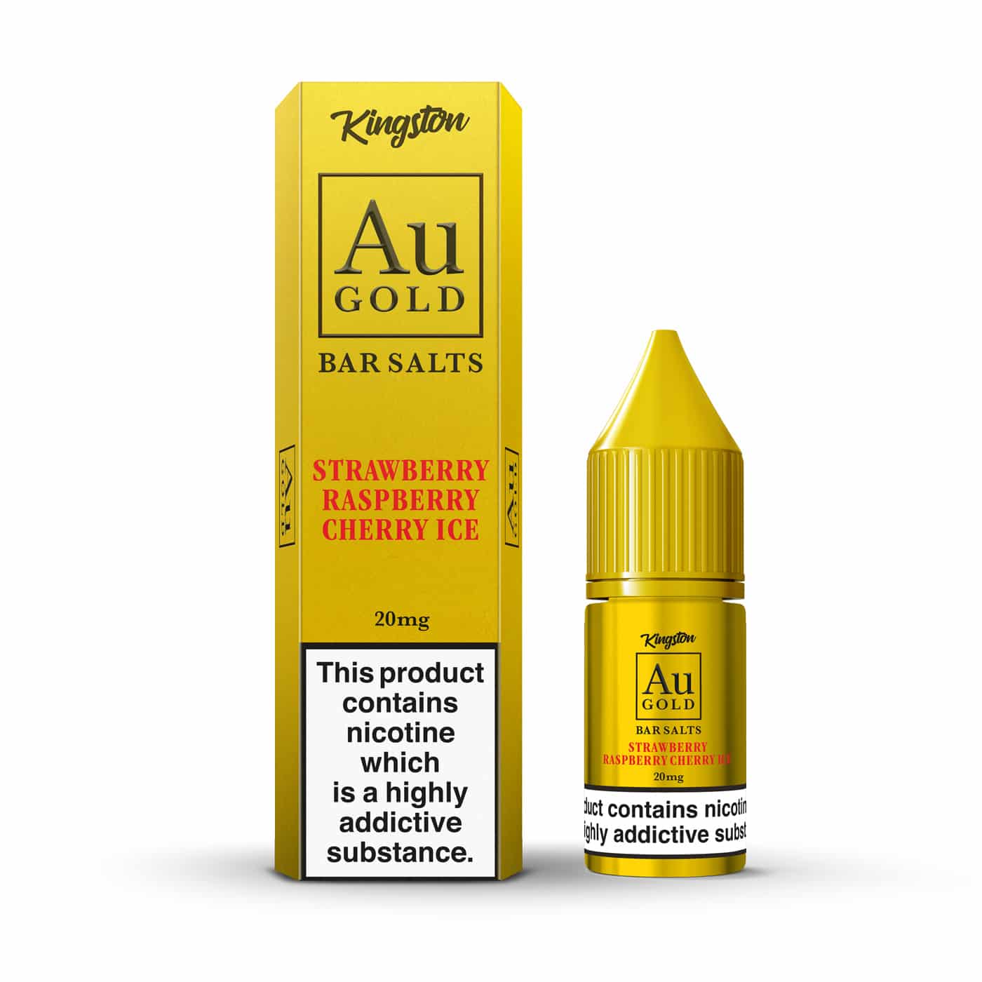 Au Gold - Strawberry Raspberry Cherry Ice - 10ml - Cheeky Smokes